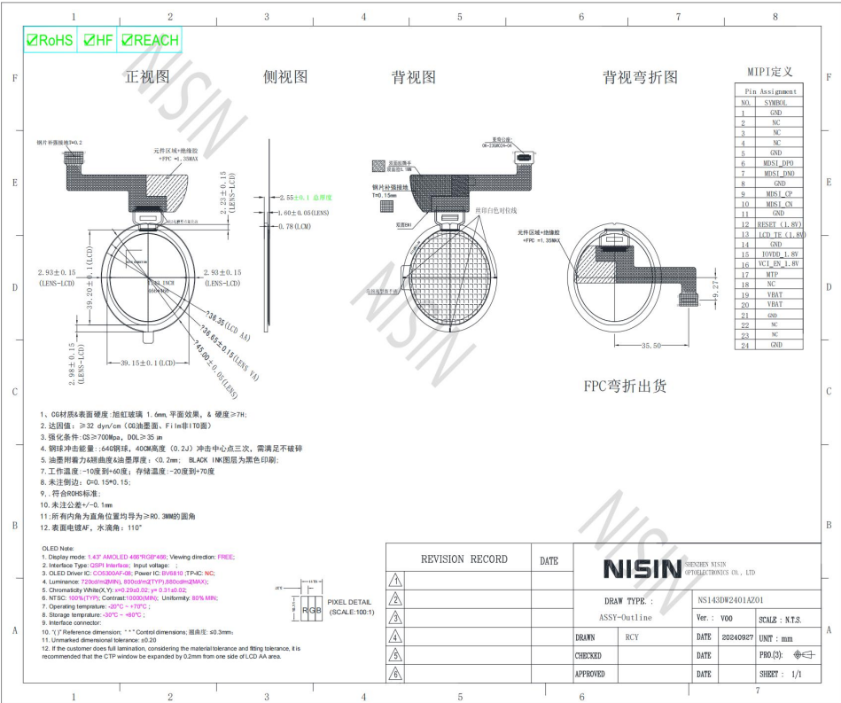 AMOLED LCD Display Module Factory